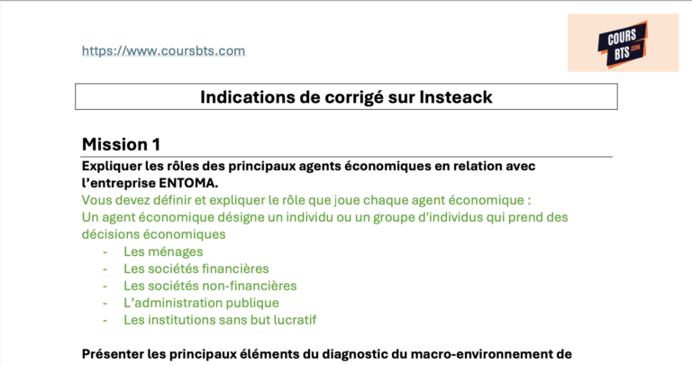 Sujet et corrigé CEJM 2020 Insteack